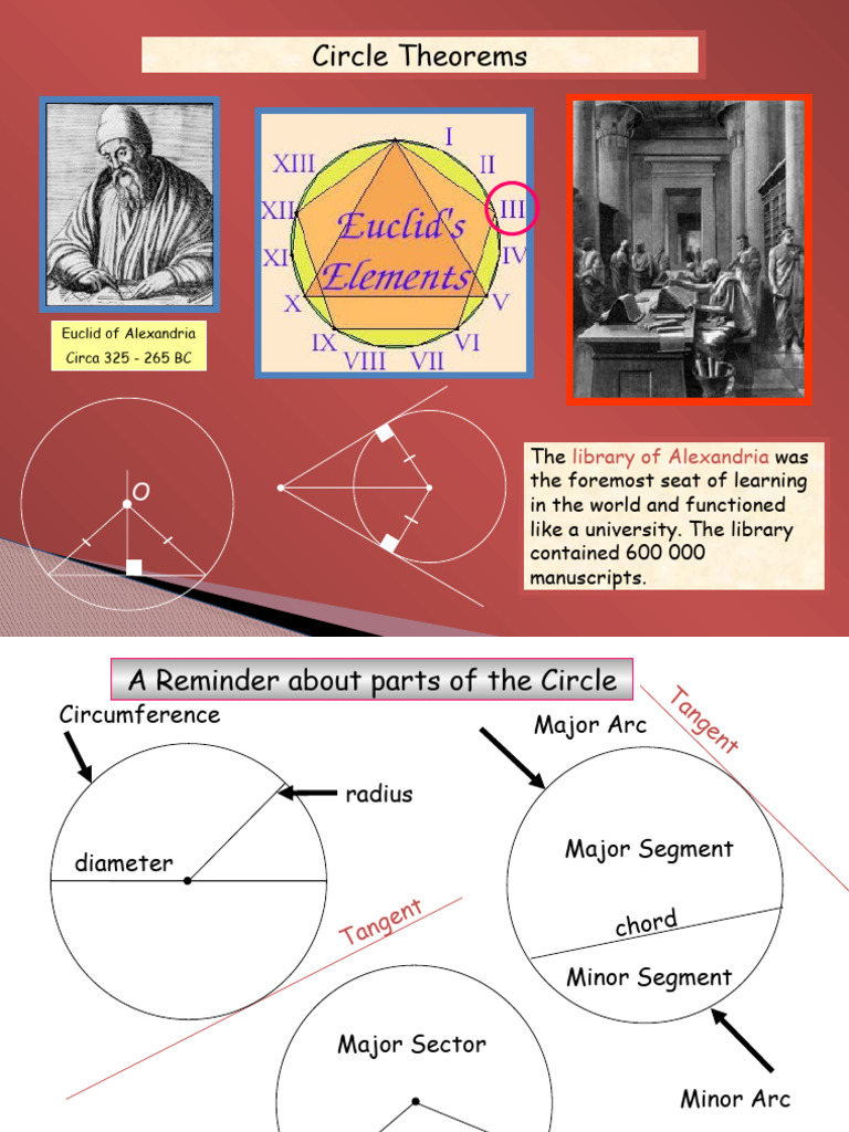 Circle Theorems | PDF | Circle | Triangle