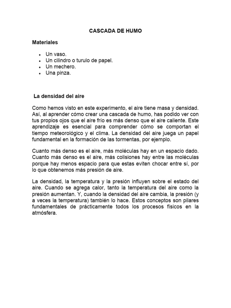 Cascada de Humo | PDF