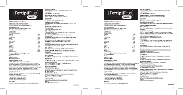 Fertipil Plus Women | PDF