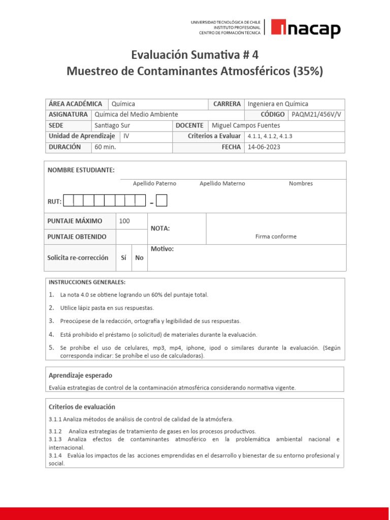4ta Prueba Desarrollada | PDF | Eutrofización | Residuos