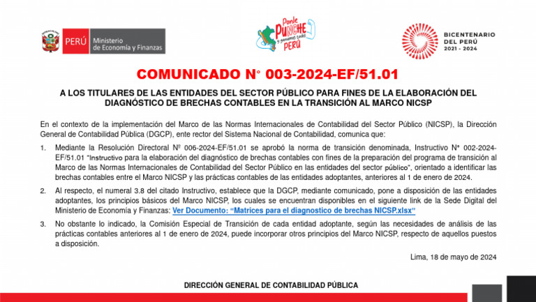 Comunicado 003 2024EF5101 | PDF