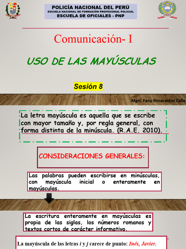 Uso Correcto de Mayúsculas en Español | PDF | Caso de carta | Lingüística