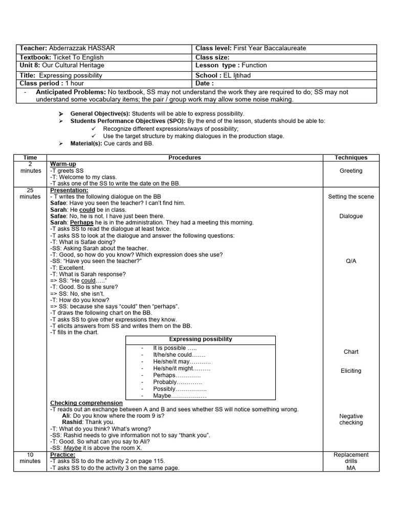 Express Possibility | PDF | Learning | Human Communication