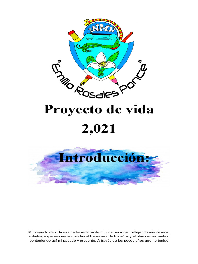 Proyecto de Vida | PDF | Crecimiento personal y profesional ...