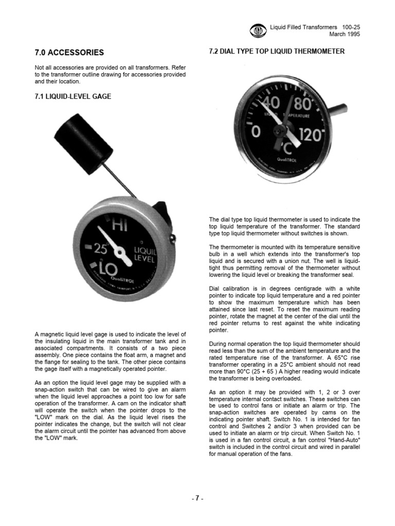 3 PRESSURE-VACUUM GAGE | PDF | Switch | Thermometer