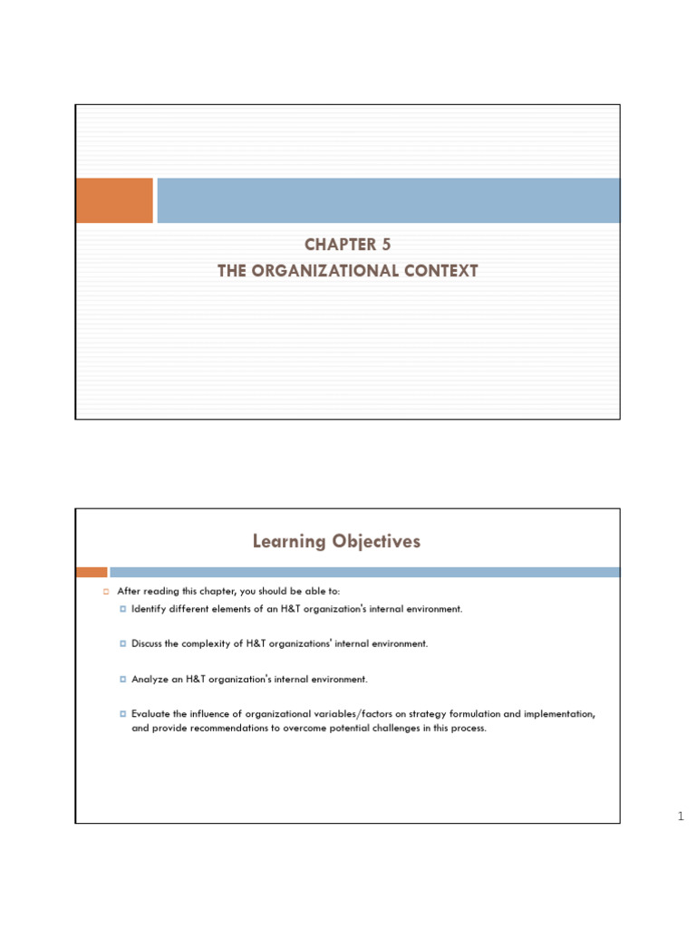 Chapter 5 Slides | PDF | Strategic Management | Organizational Culture