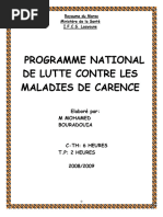 Remplir la fiche PNI Maroc 2025 | PDF | Vaccination | Rougeole