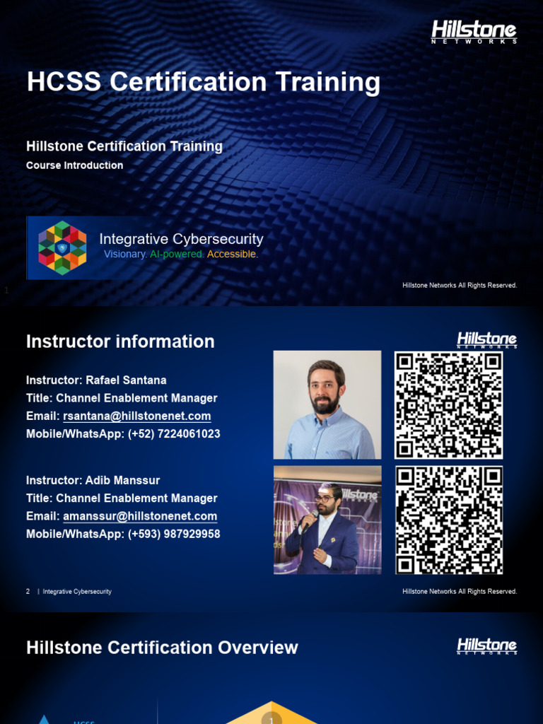 HCSS Introduction | PDF | Computer Security | Security