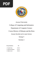 History Remedial Module for Ethiopia | PDF | Ethiopia | Horn Of Africa