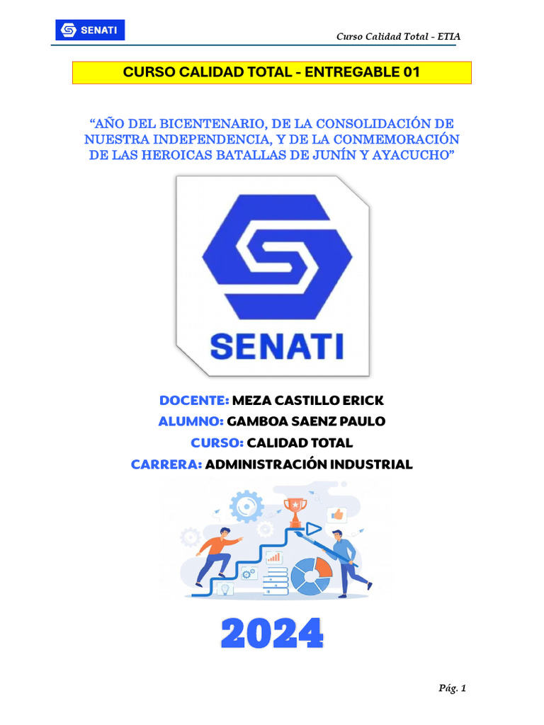 Entregable Nº1 - Calidad Total | PDF