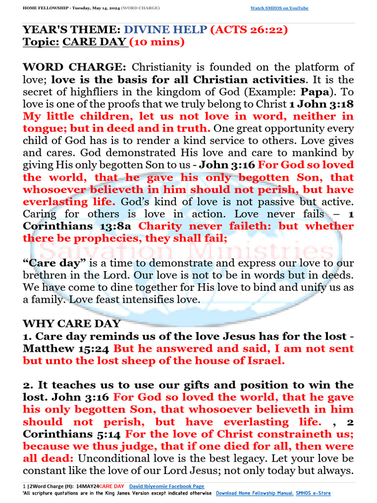 14-05-2024 Word Charge W Texts | PDF | Eternal Life (Christianity ...