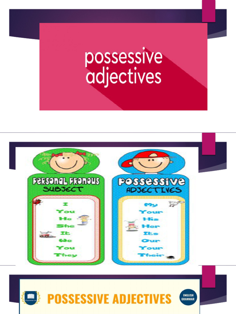 POSSESSIVE ADJECTIVES (1) | PDF