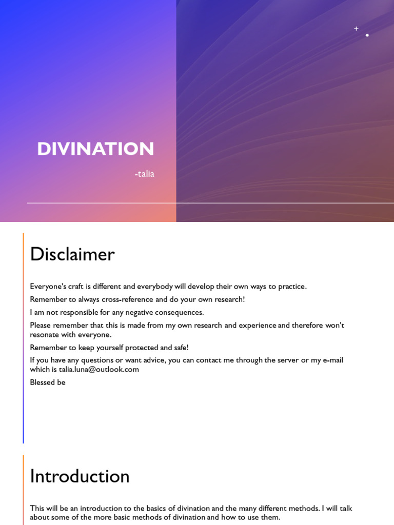 Divination_ | PDF | Planets In Astrology | Divination