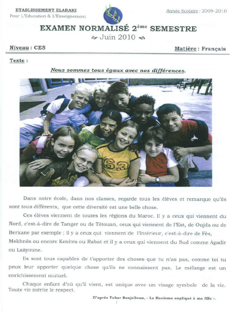 Ce 5 Fra 2 Sem 0910 | PDF