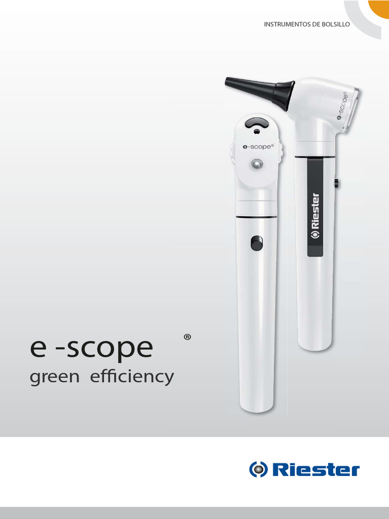 Rieste E Scope Manual | PDF | Diodo emisor de luz | Óptica