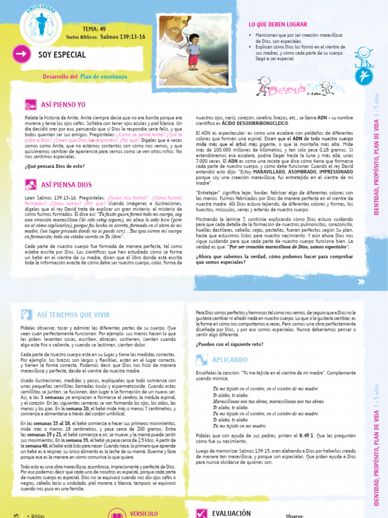 Soy Especial | Descargar gratis PDF | Dios