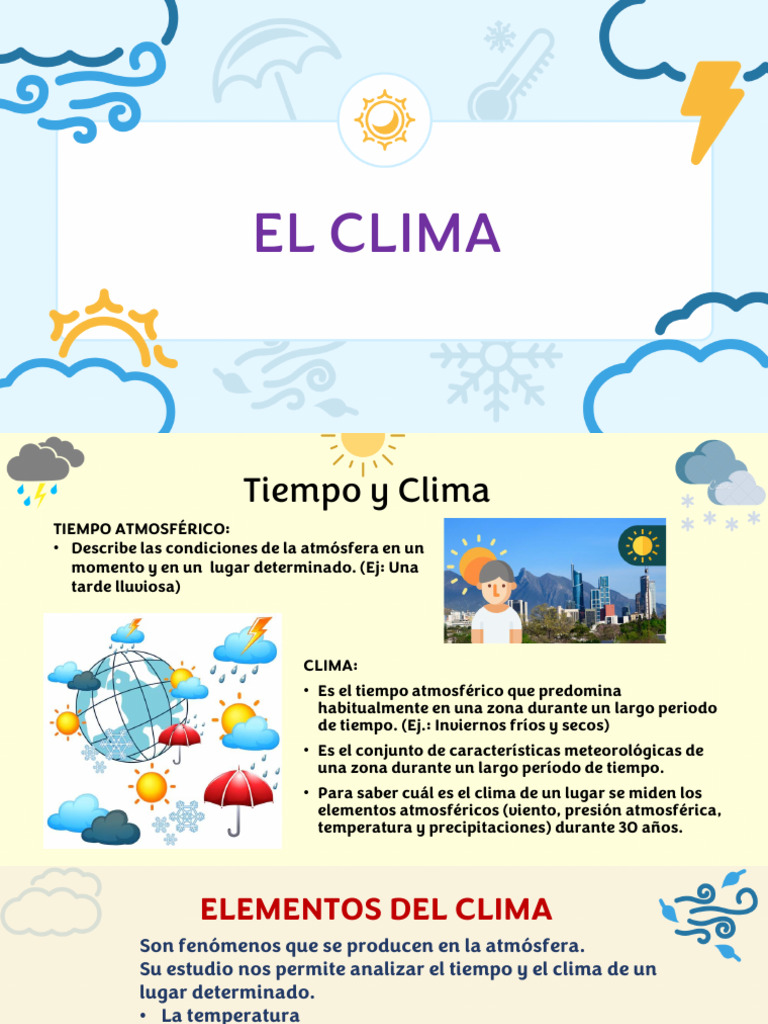 El Clima | PDF | Clima | Herida