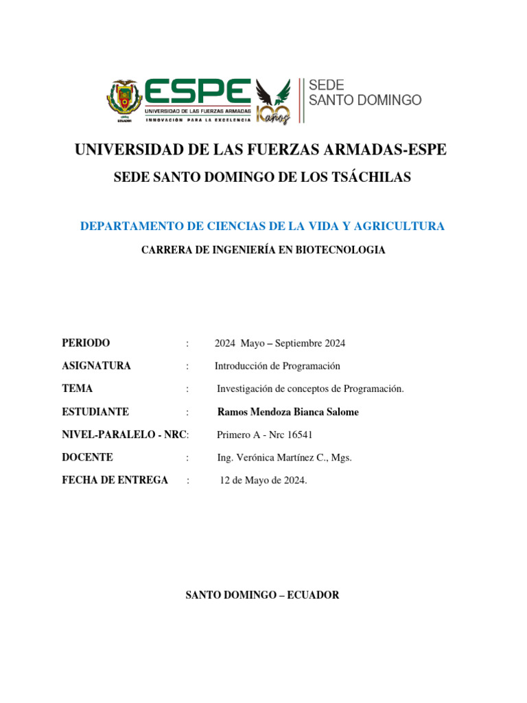 P1 Tarea 1 Ramos Bianca | PDF | Programación | Programa de computadora