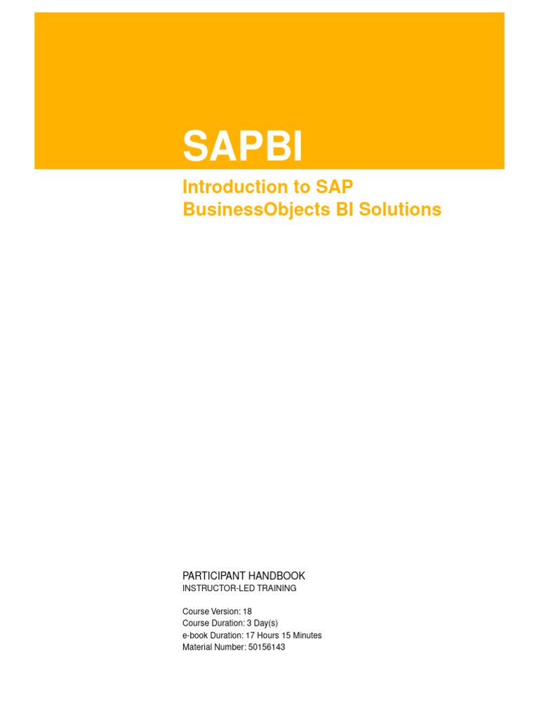 SAPBI Col18 | PDF | Business Intelligence | Cloud Computing