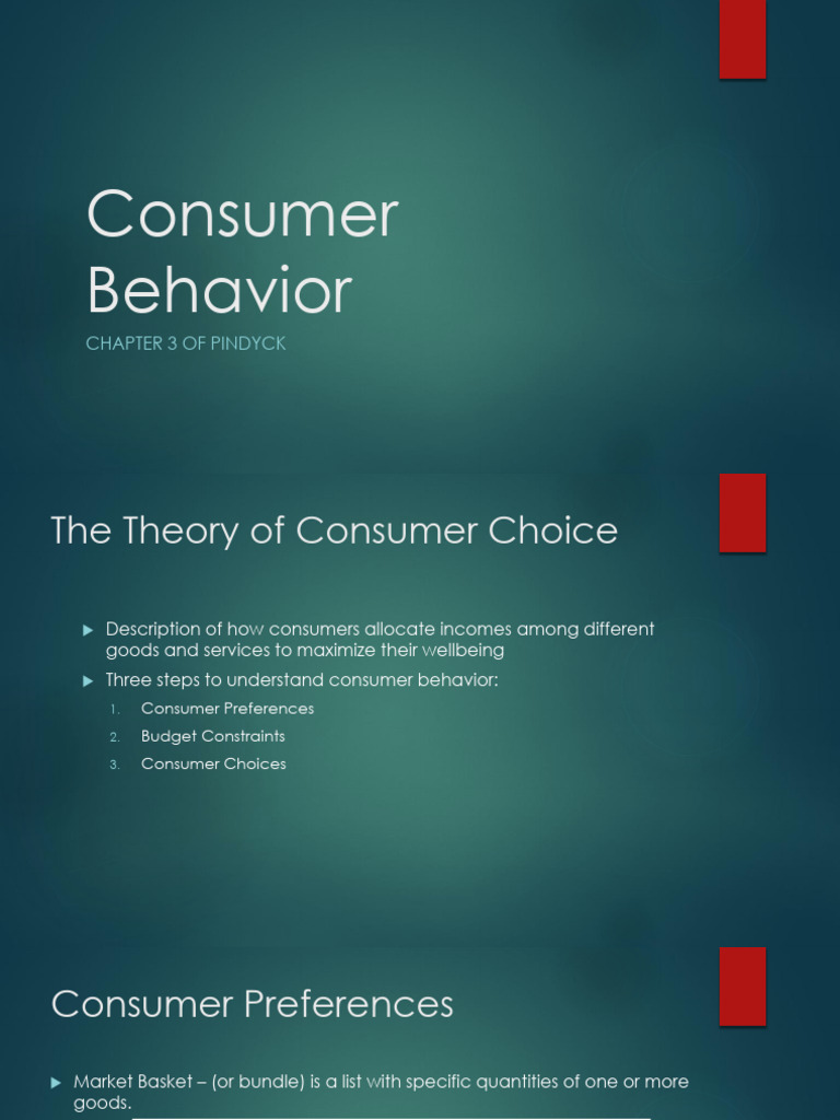 Consumer Behavior | PDF | Economics | Microeconomics
