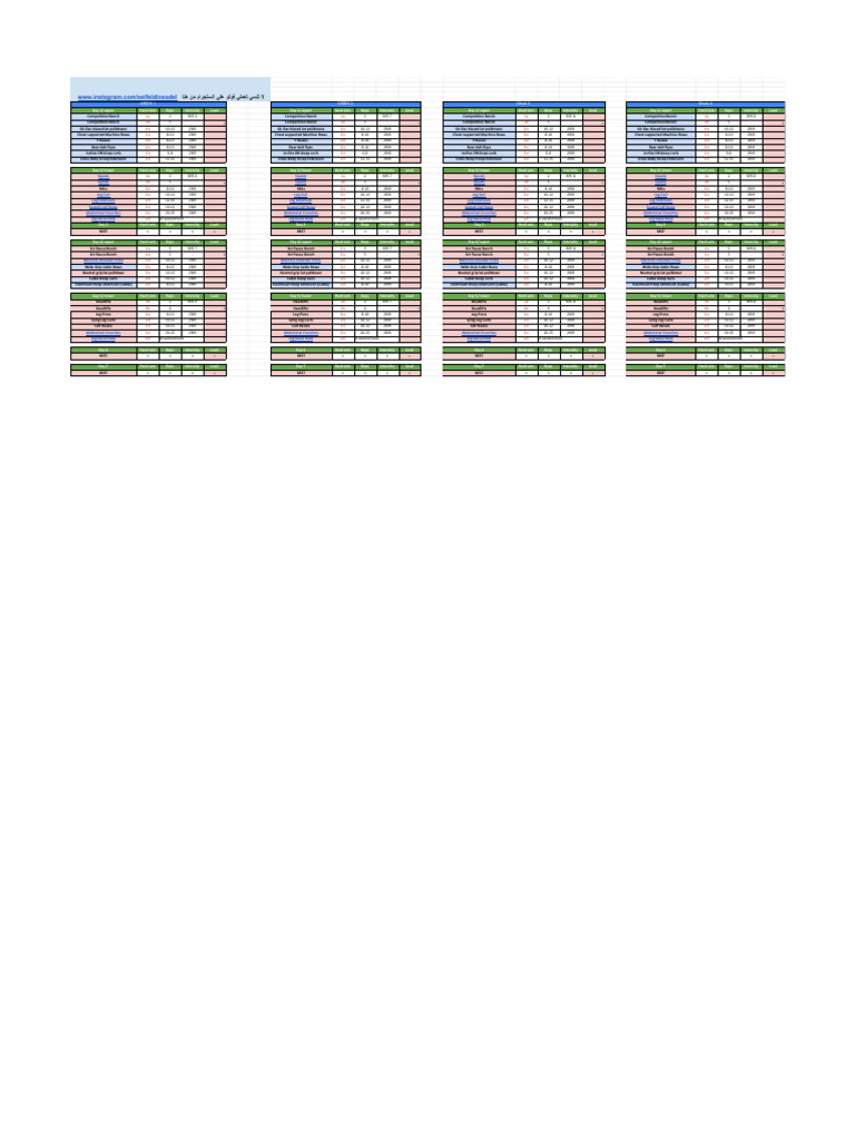 Powerbuilding Program | PDF | Management Of Obesity | Physical Fitness