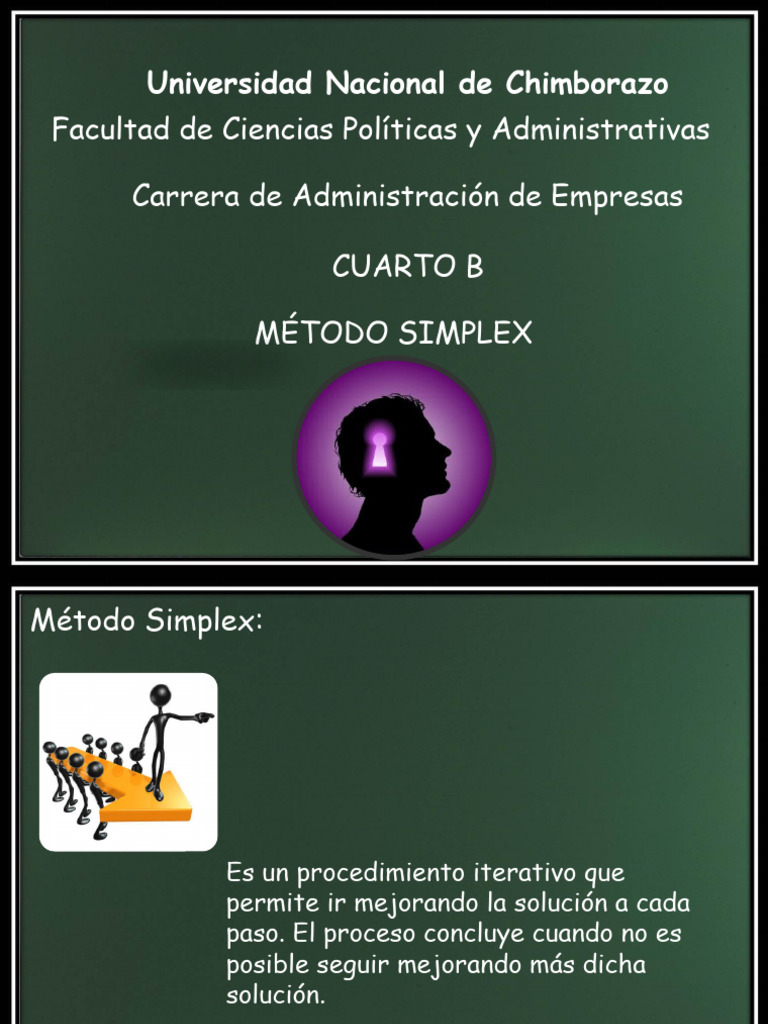 Método simplex | PDF | Ciencia computacional | Algoritmos y Estructuras de Datos