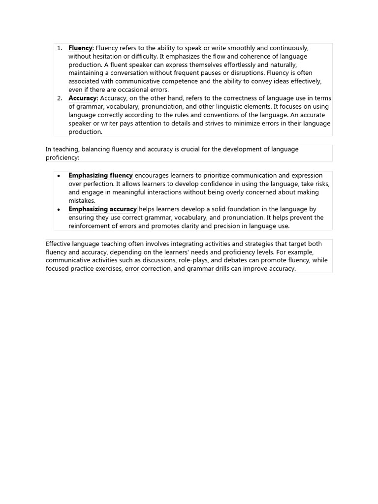Accuracy And Fluency Download Free Pdf Learning Constructivism