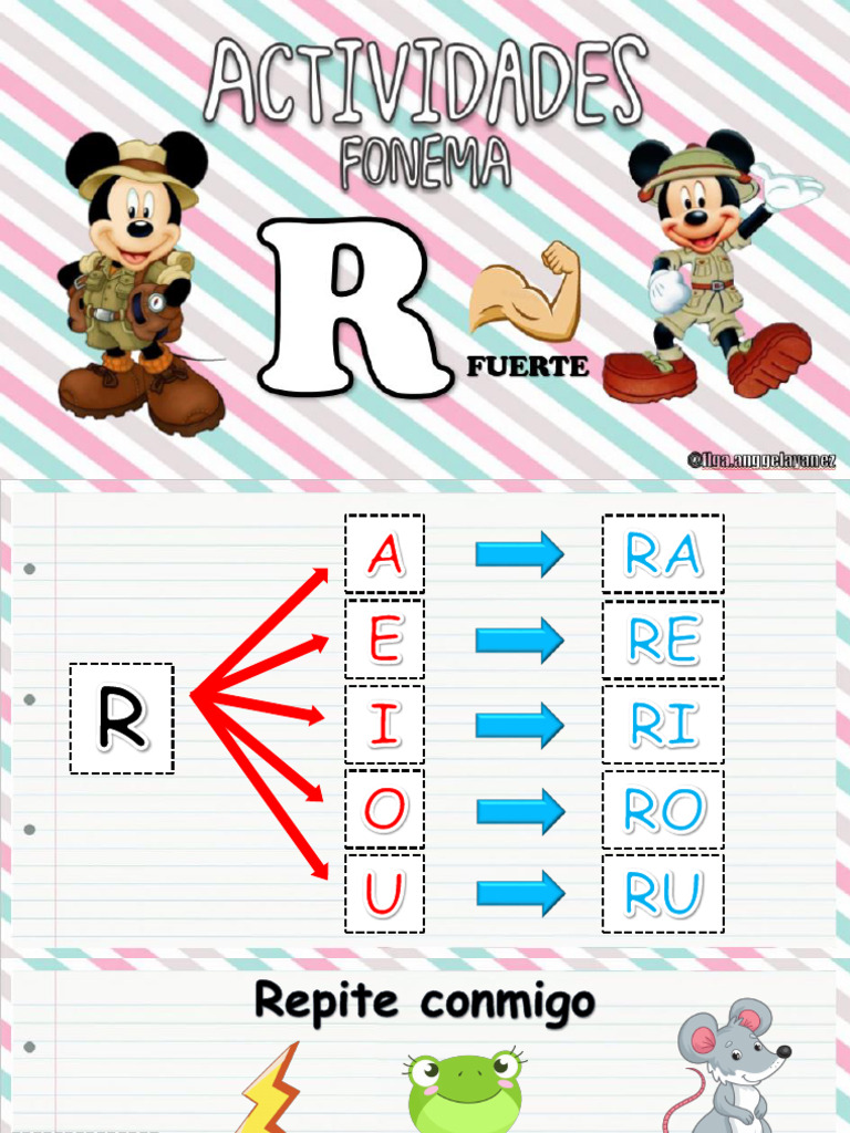 Copia de 1. Fonema R Fuerte | PDF | Arte