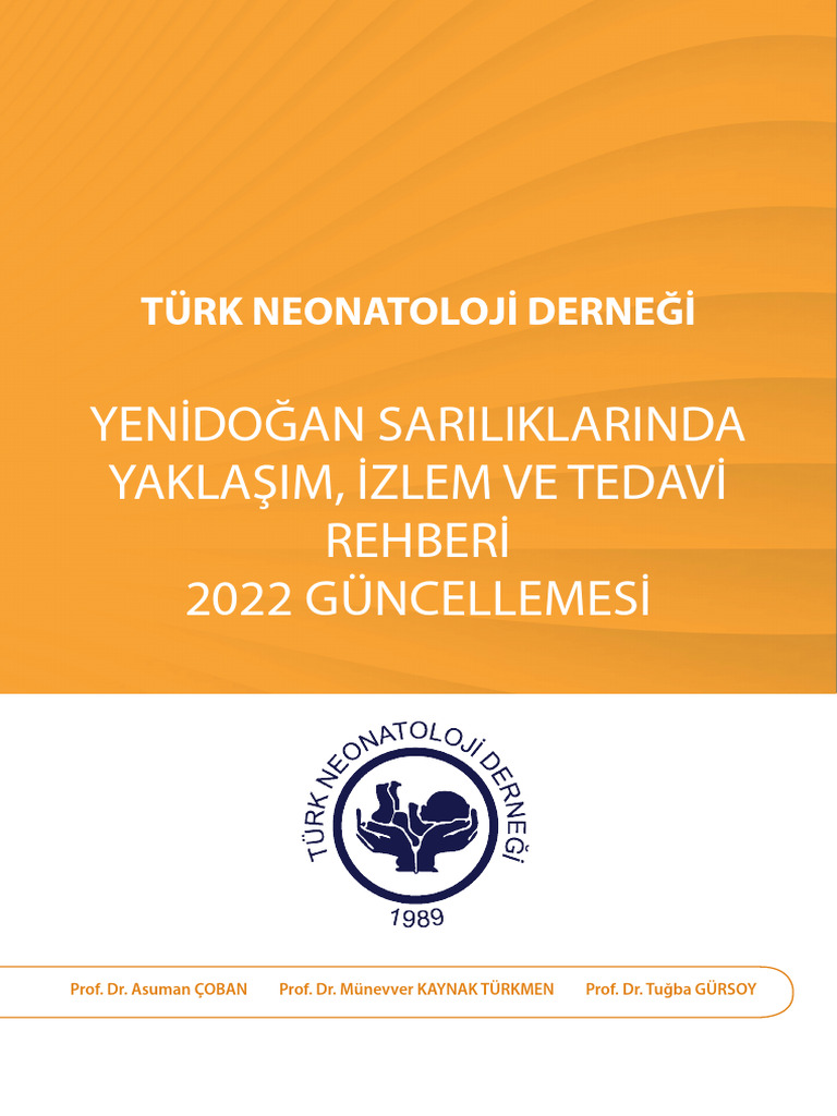 Turk Neonatoloji Dernegi Sarilik Rehberi 2022 Guncellemesi | PDF
