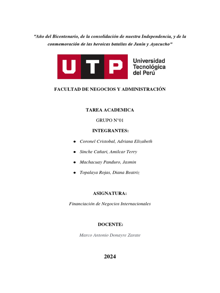 TA1 de Finanzas N | PDF | Opción (Finanzas) | Tipo de cambio