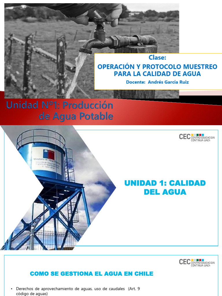 000 Operación y Protocolo Muestreo para La Calidad de Agua | Descargar gratis PDF | Agua | Agua ...