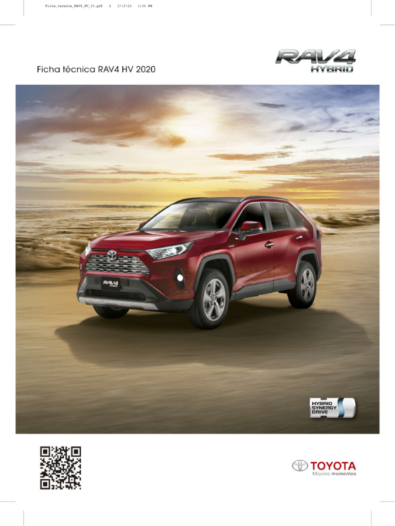 Ficha Tecnica RAV4 HV 20 | PDF