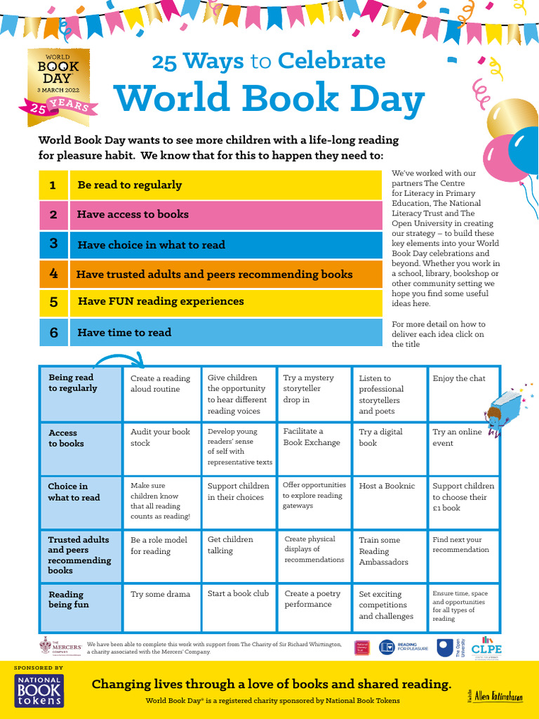 25 Ways To Celebrate World Book Day 1 | PDF | Books | Literacy