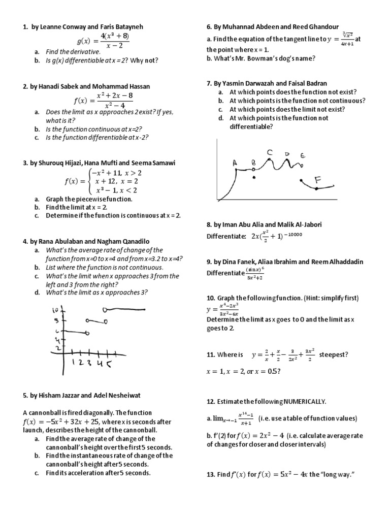 Fall Final Review | PDF