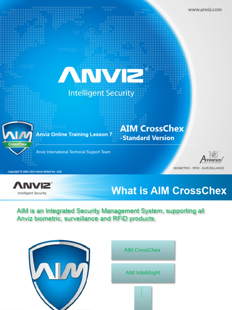 Anviz Lesson7 New Software Crosschex | PDF | Databases | Software