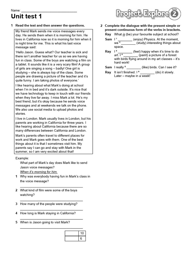 J2 Unit 1 Test 2024 | PDF | Language Arts & Discipline