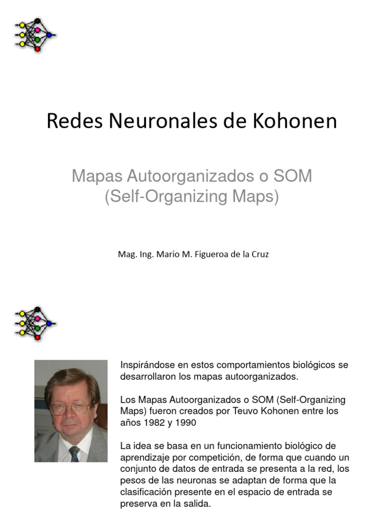 Redes Neuronales de Kohonen | PDF | Inteligencia artificial | Inteligencia (IA) y semántica