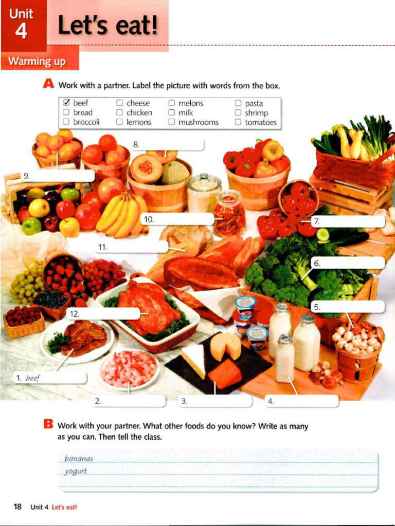 Unit 4-Let's Eat | PDF