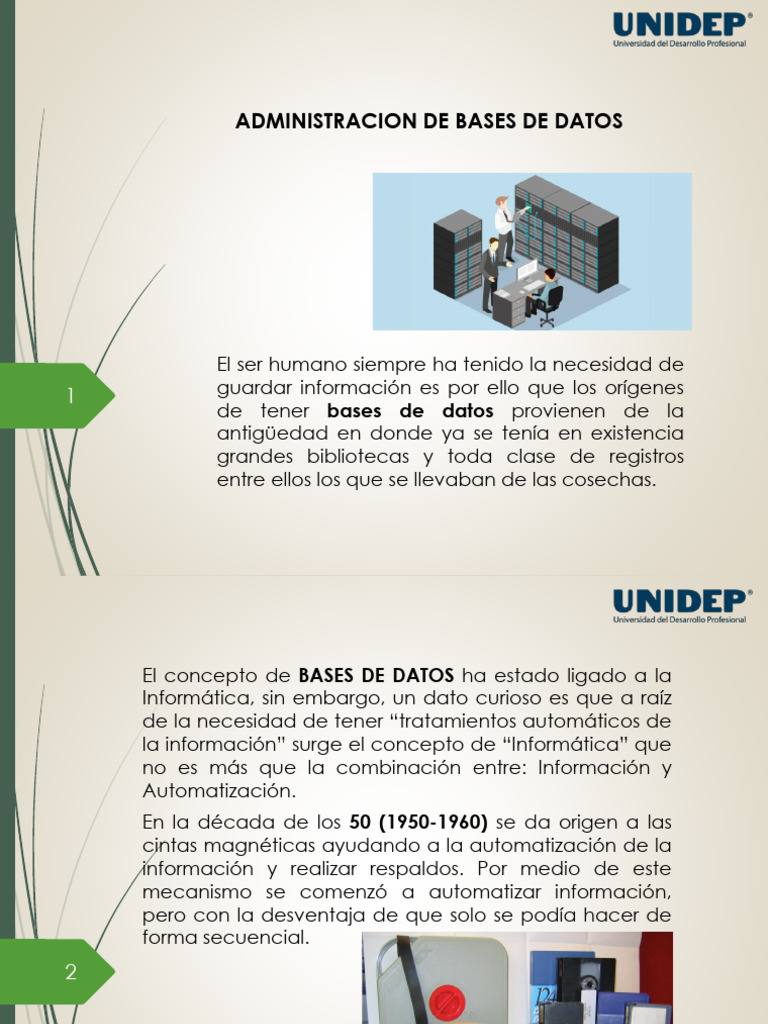 5.1 Administracion de Bases de Datos | PDF | Bases de datos | Base de datos relacional