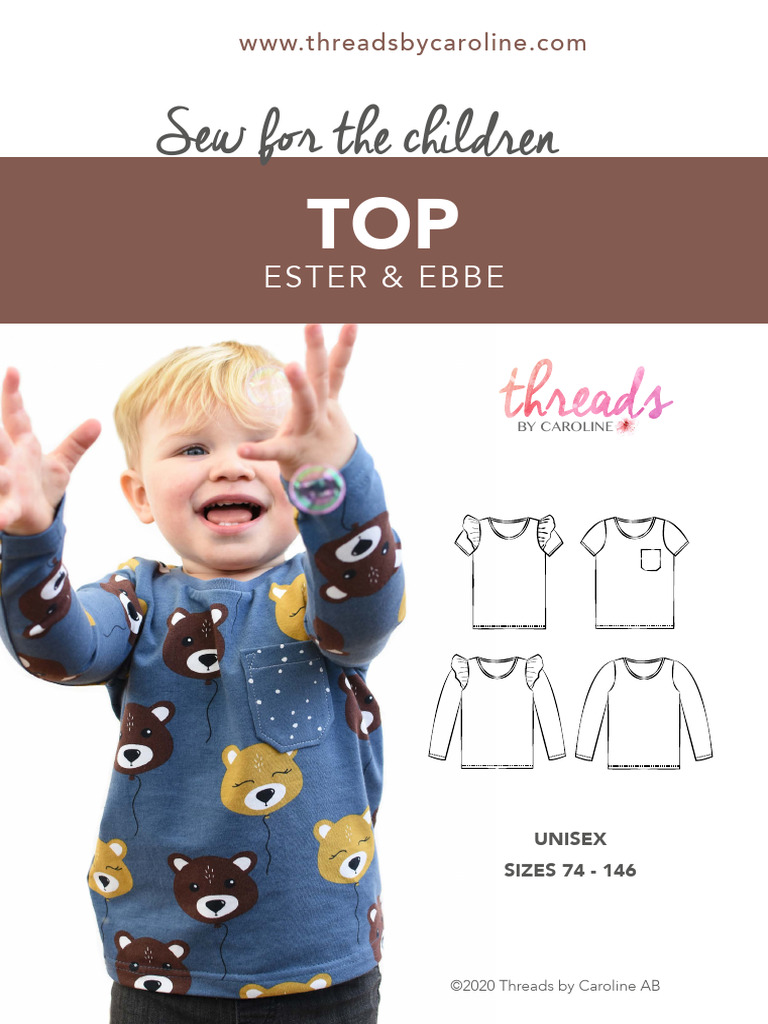 Tc-Ester and Ebbe Tutorial | PDF | Seam (Sewing) | Sewing