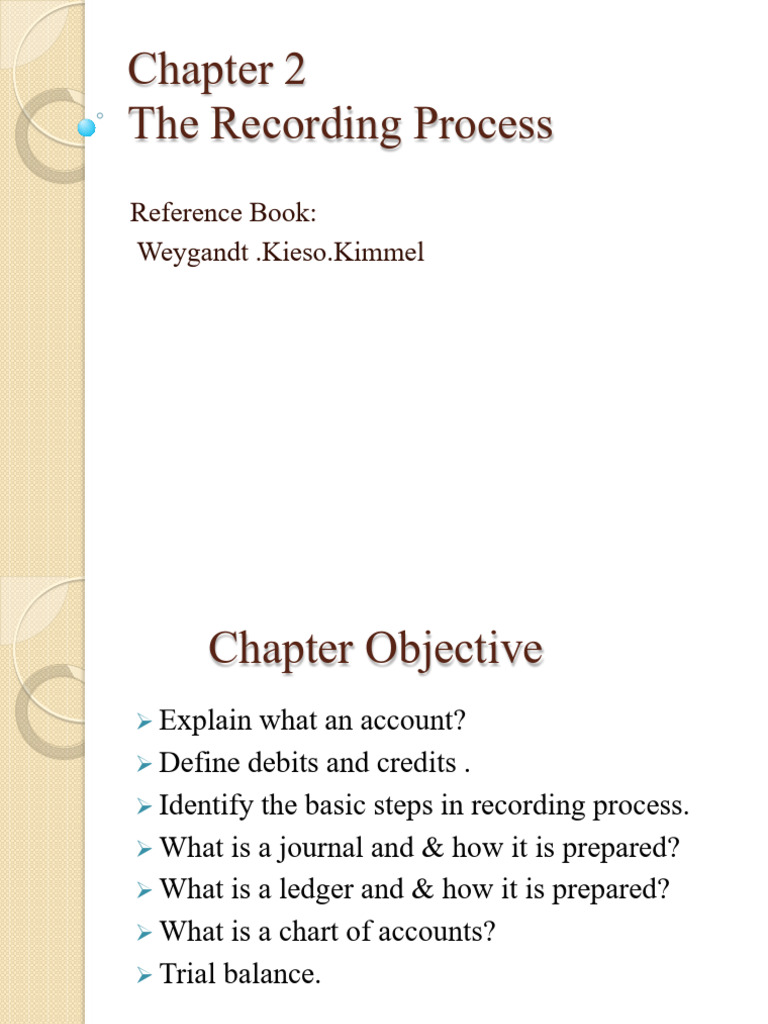 2.2 - The Recording Process | PDF | Debits And Credits | Financial Services