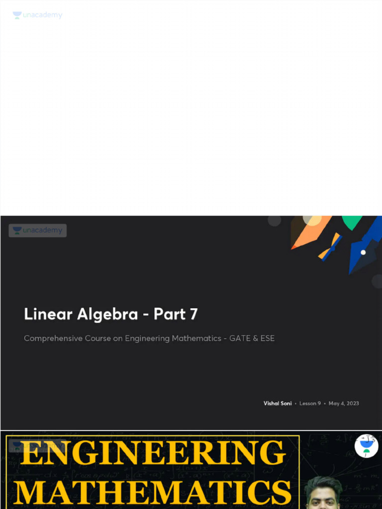 Linear Algebra 7 | PDF