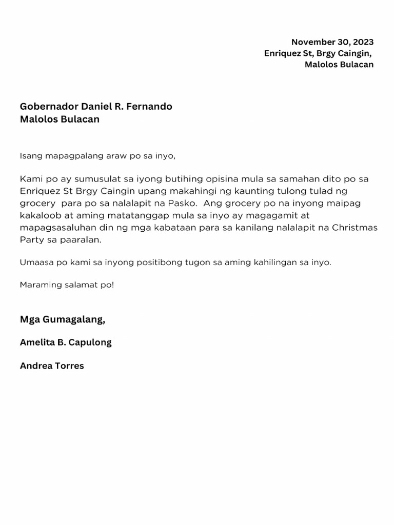 Gov. Daniel R. Fernando | PDF