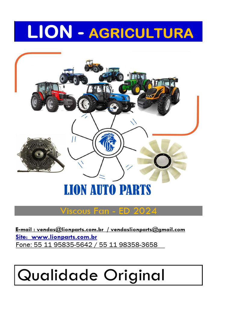 LION - Cata - Logo Agri - Cola 2024 | PDF | Equipamento pesado ...
