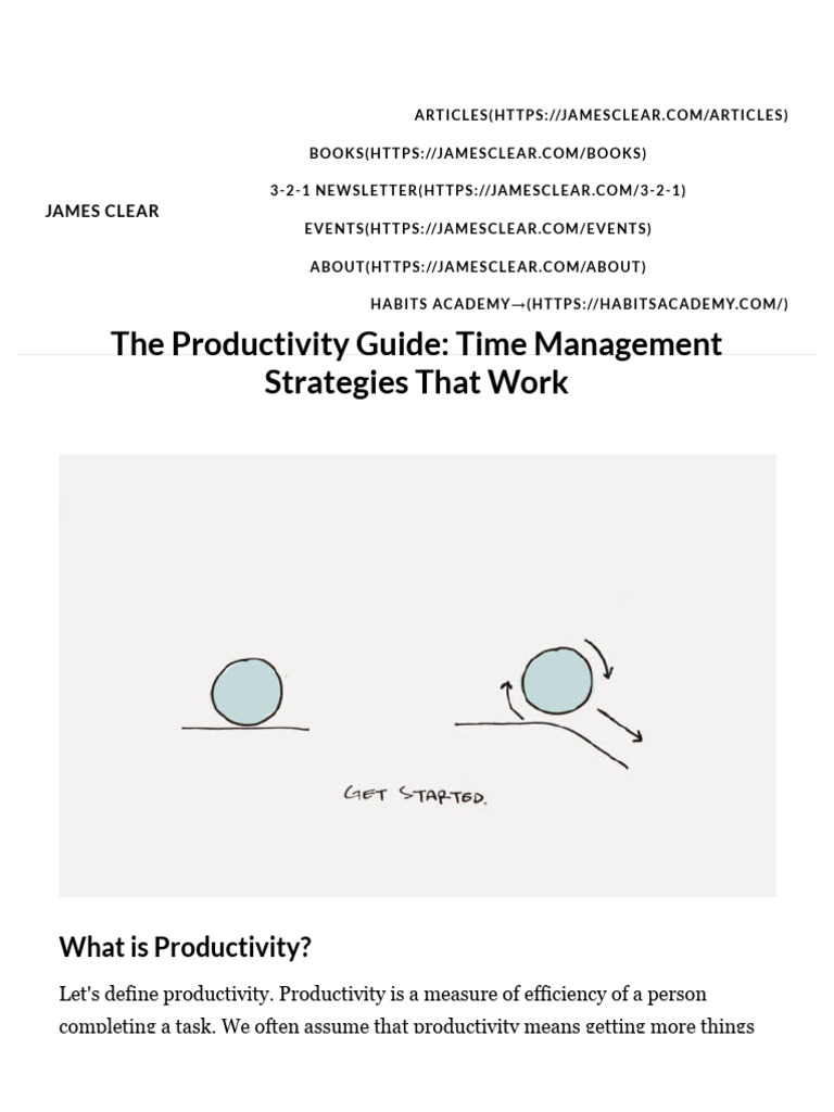 The Productivity Guide My Best Productivity and Time-Management Tips ...