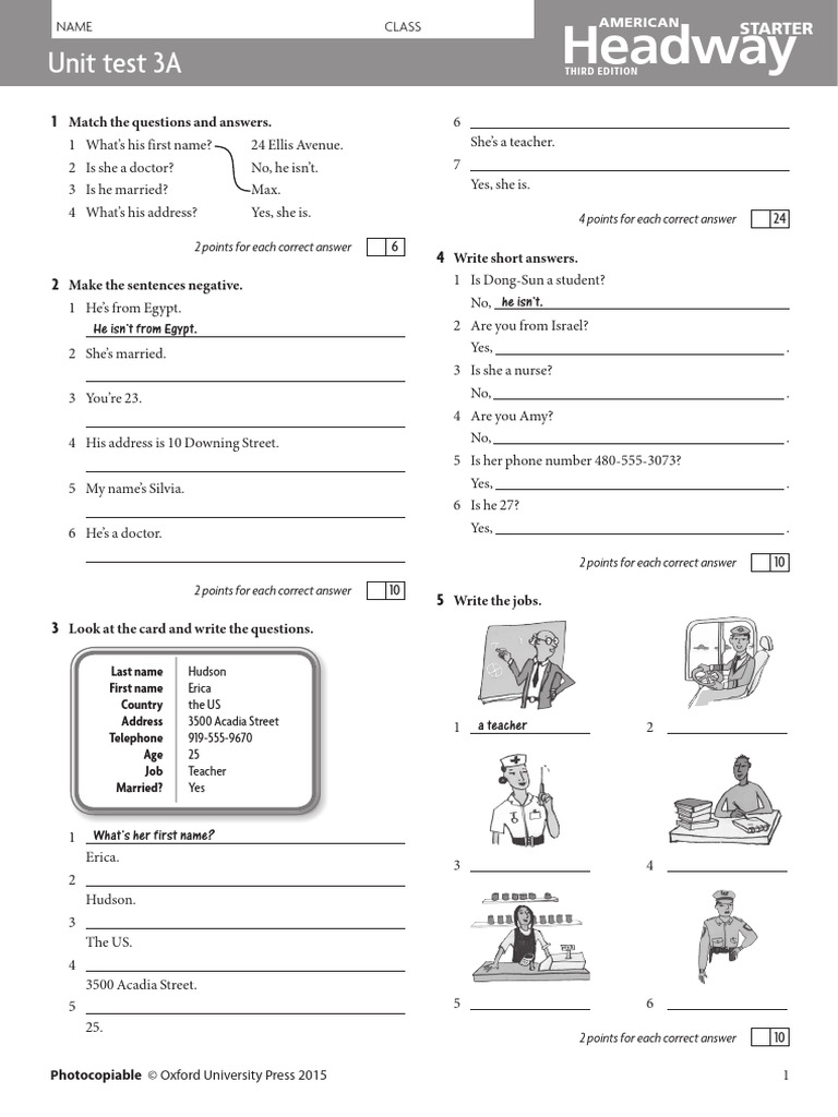 AH3e L0 Unit Test 3A | PDF