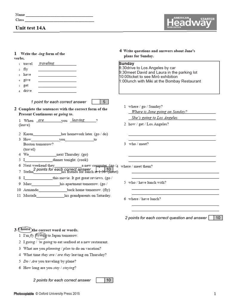 Ah3e L0 Unit Test 14a Pdf