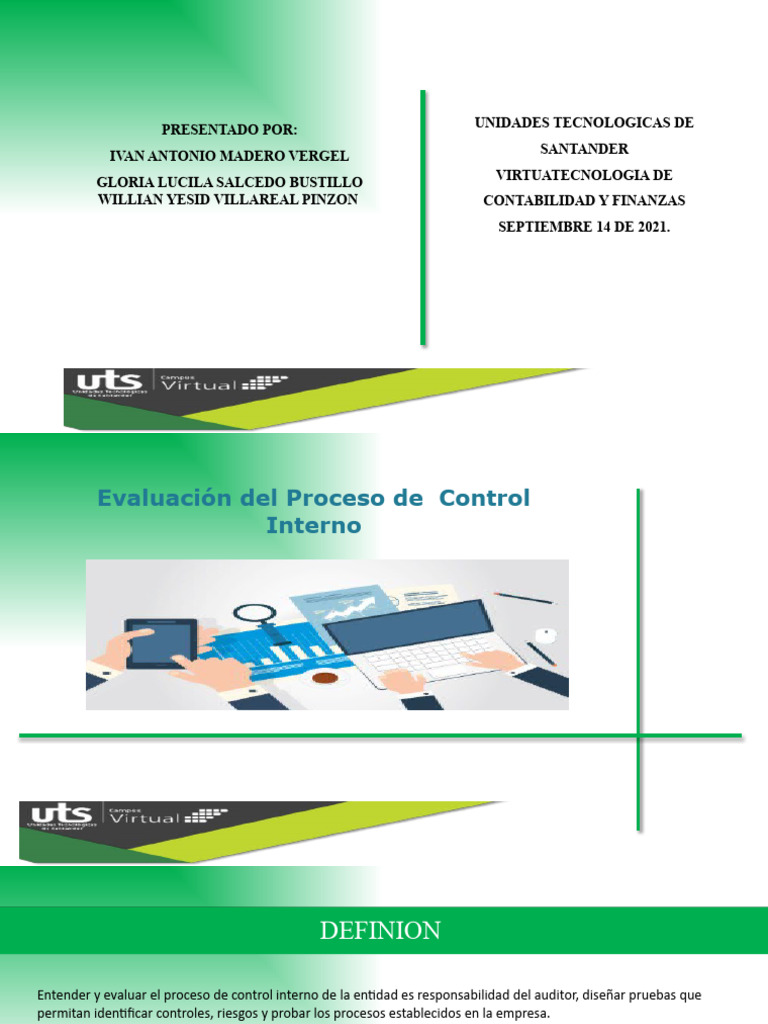 Evaluacion Control Interno | PDF | Auditoría | Evaluación
