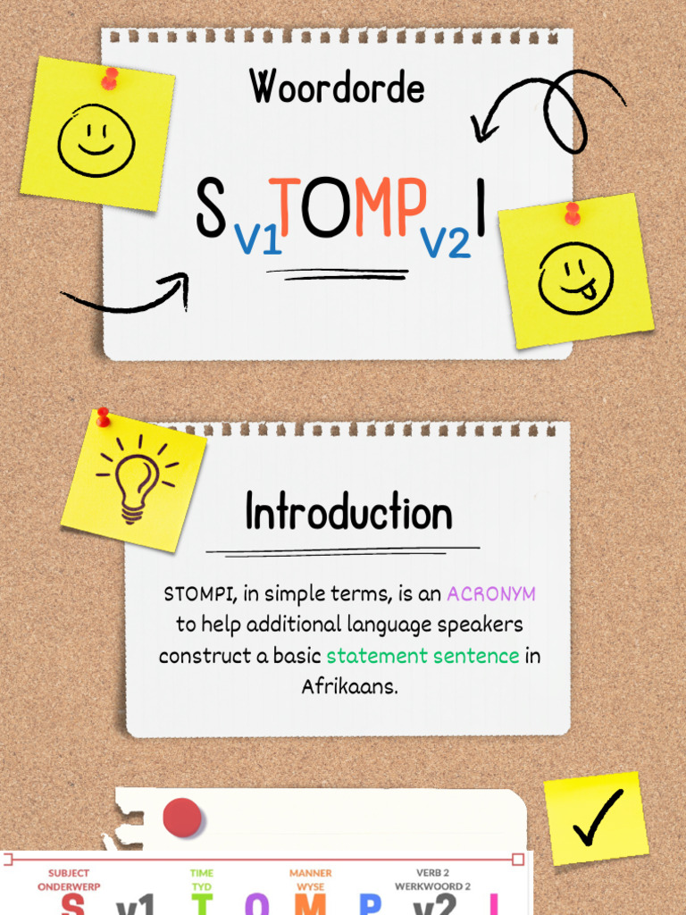 Les 6 - STOMPI & Bywoorde | PDF | Verb | Language Mechanics