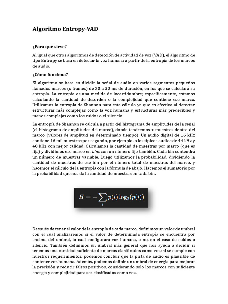 Algoritmo Entropy - Pedro Alberto | PDF | ruido | Entropía